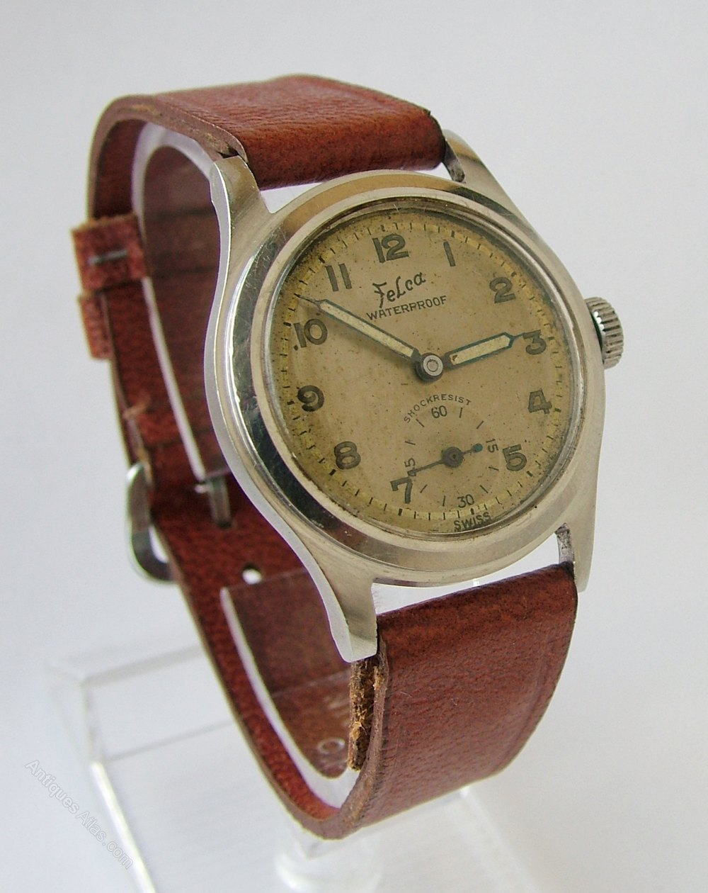 Antiques Atlas - A 1940s Felca Mid Size Wrist Watch