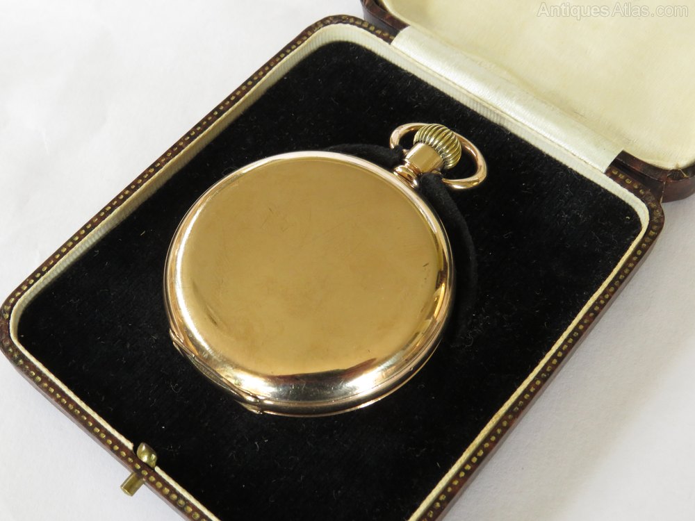 Antiques Atlas - A Boxed H Samuel “Everite” Hunter Pocket Watch as170a6779