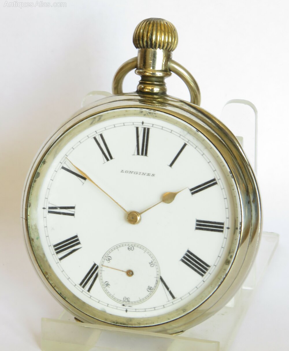 Antiques Atlas - A Chunky Antique Longines Pocket Watch as170a12963