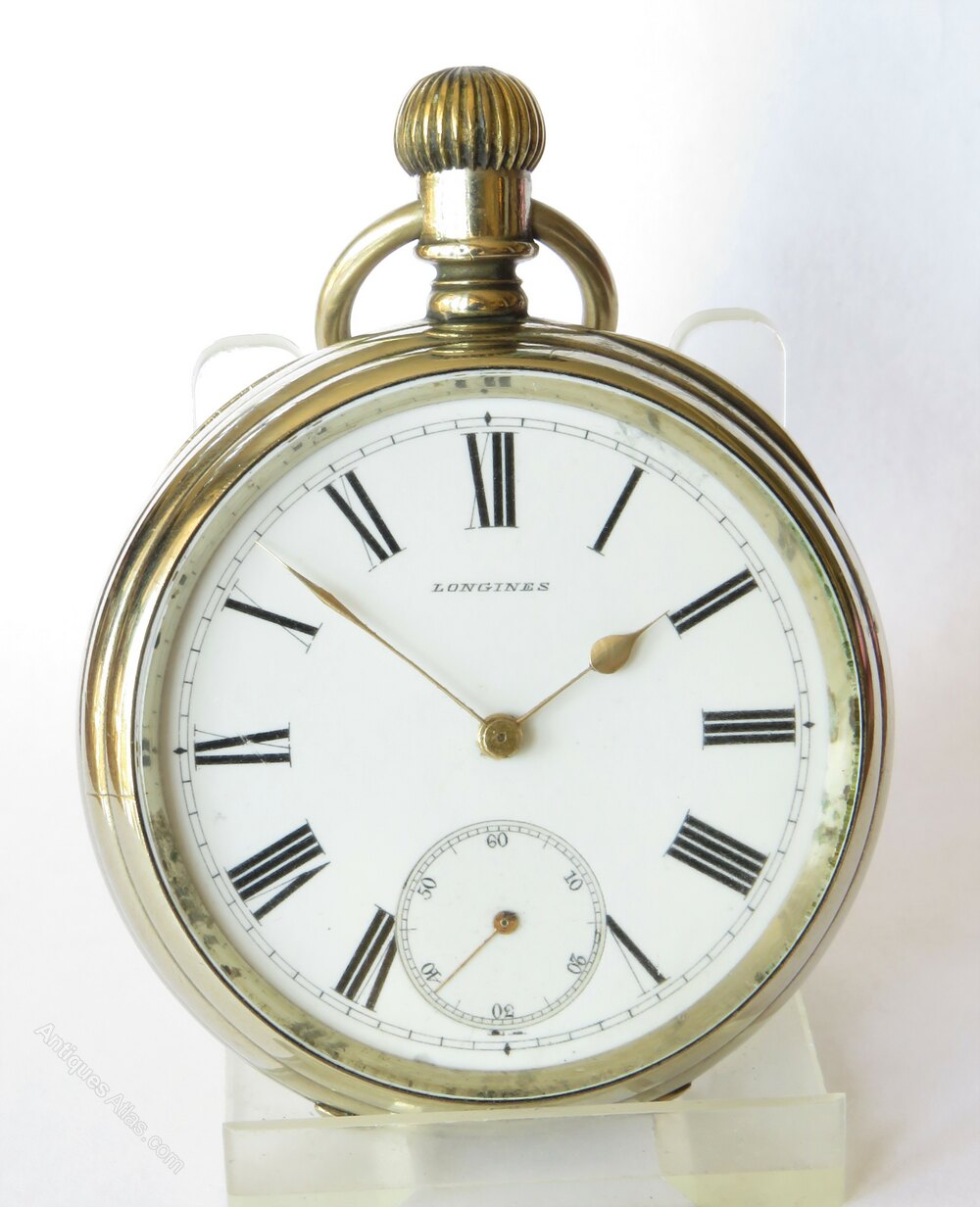 Antiques Atlas - A Chunky Antique Longines Pocket Watch as170a12963