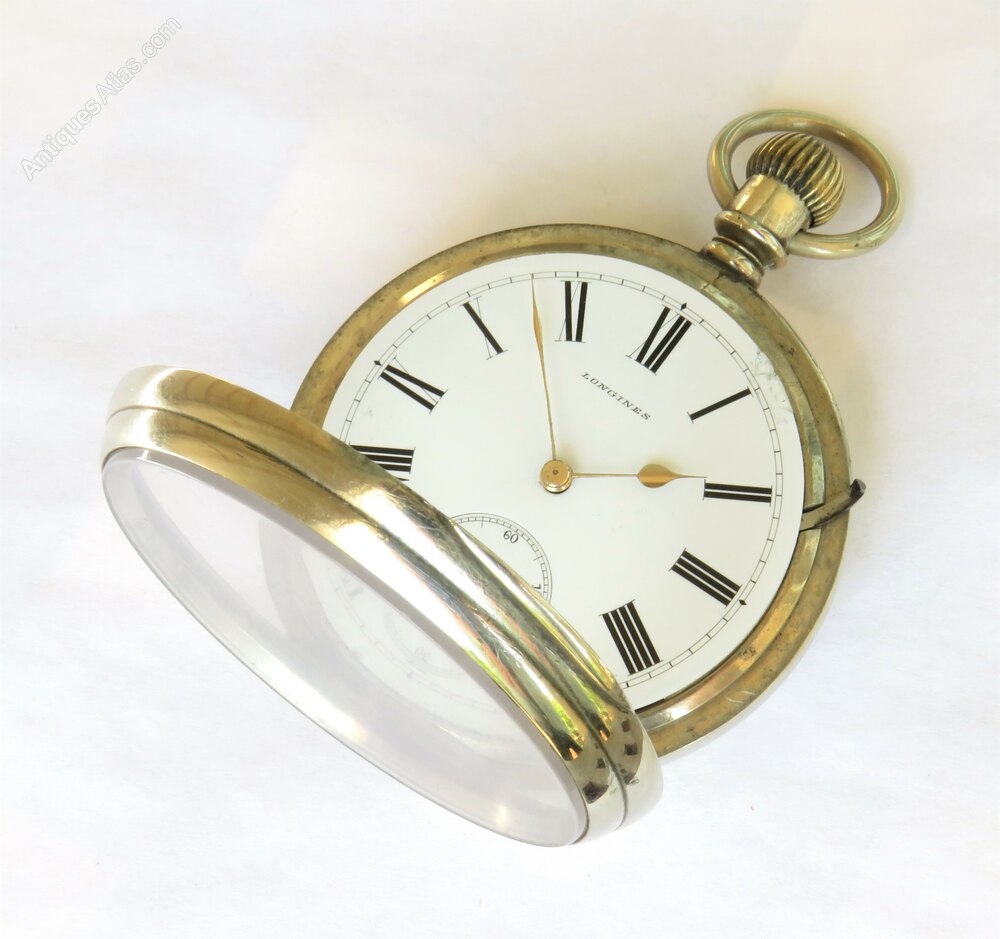 Antiques Atlas - A Chunky Antique Longines Pocket Watch as170a12963