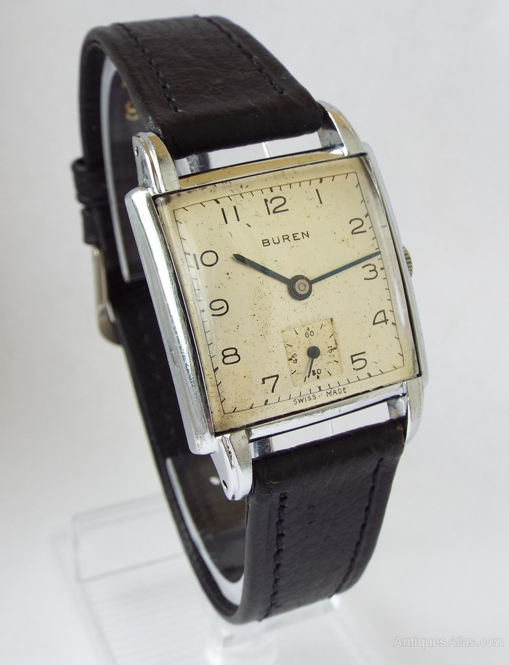 Antiques Atlas - A Gents 1940s Buren Wrist Watch as170a4190