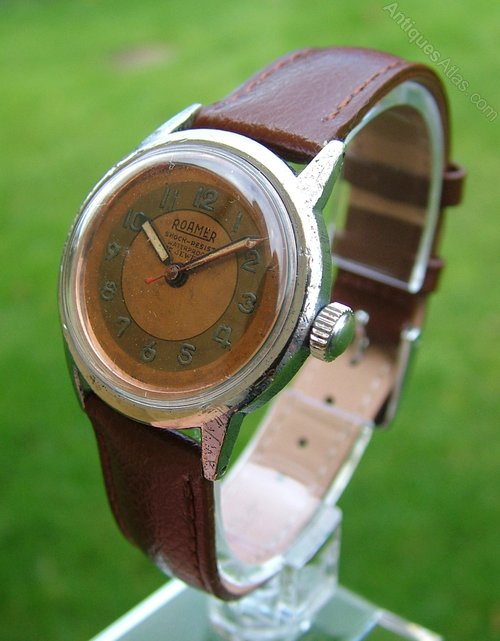 Antiques Atlas - A Gents 1940s Roamer Wrist Watch as170a3624