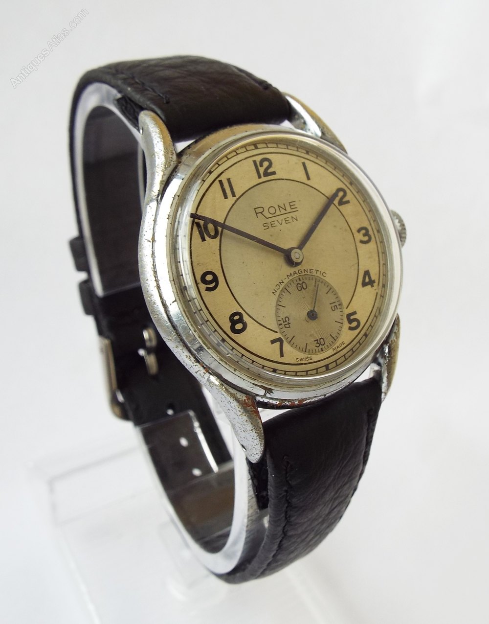 Antiques Atlas - A Gents 1940s Rone Seven Wrist Watch as170a4078