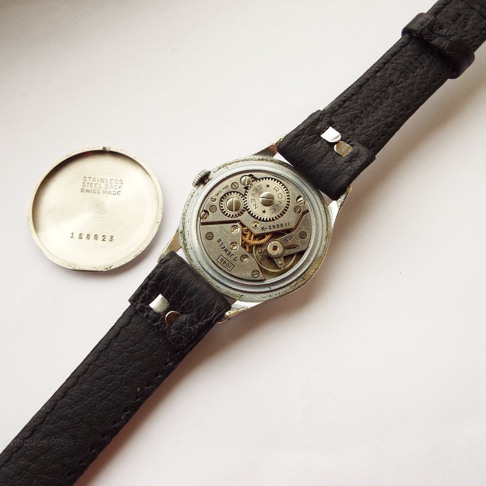Antiques Atlas - A Gents 1940s Rone Seven Wrist Watch as170a4078