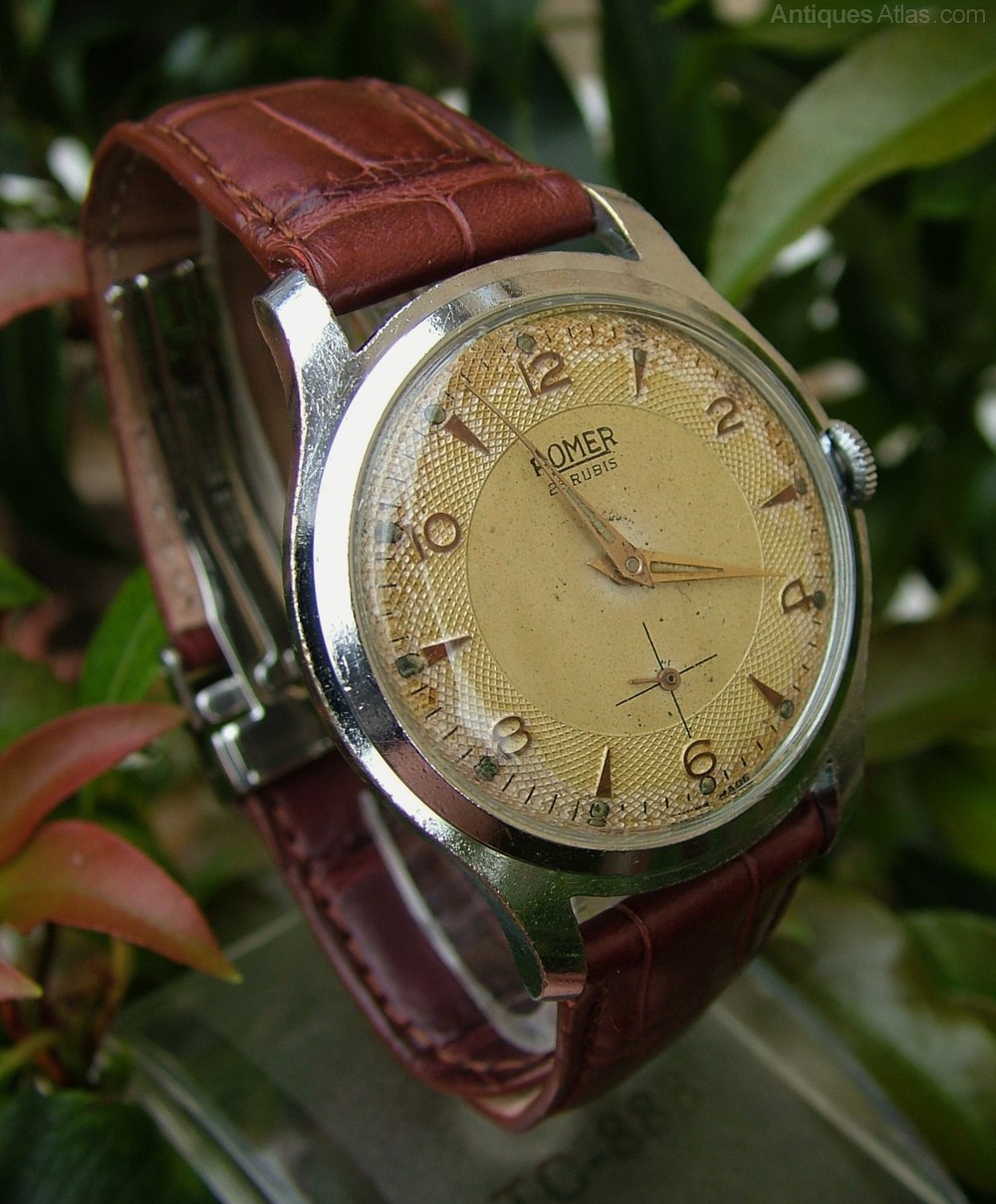 Antiques Atlas - A Gents 1950s Romer Wrist Watch