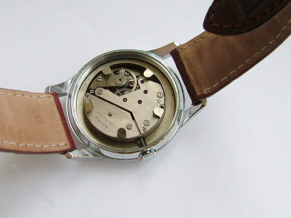Antiques Atlas - A Gents 1950s Romer Wrist Watch