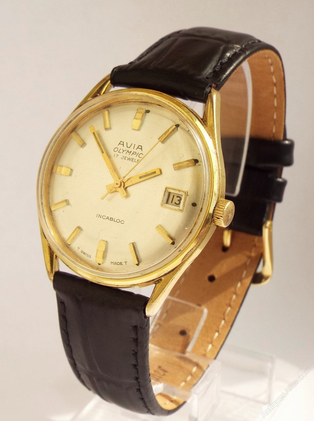 Antiques Atlas - A Gents 1960s Avia Olympic Wrist Watch