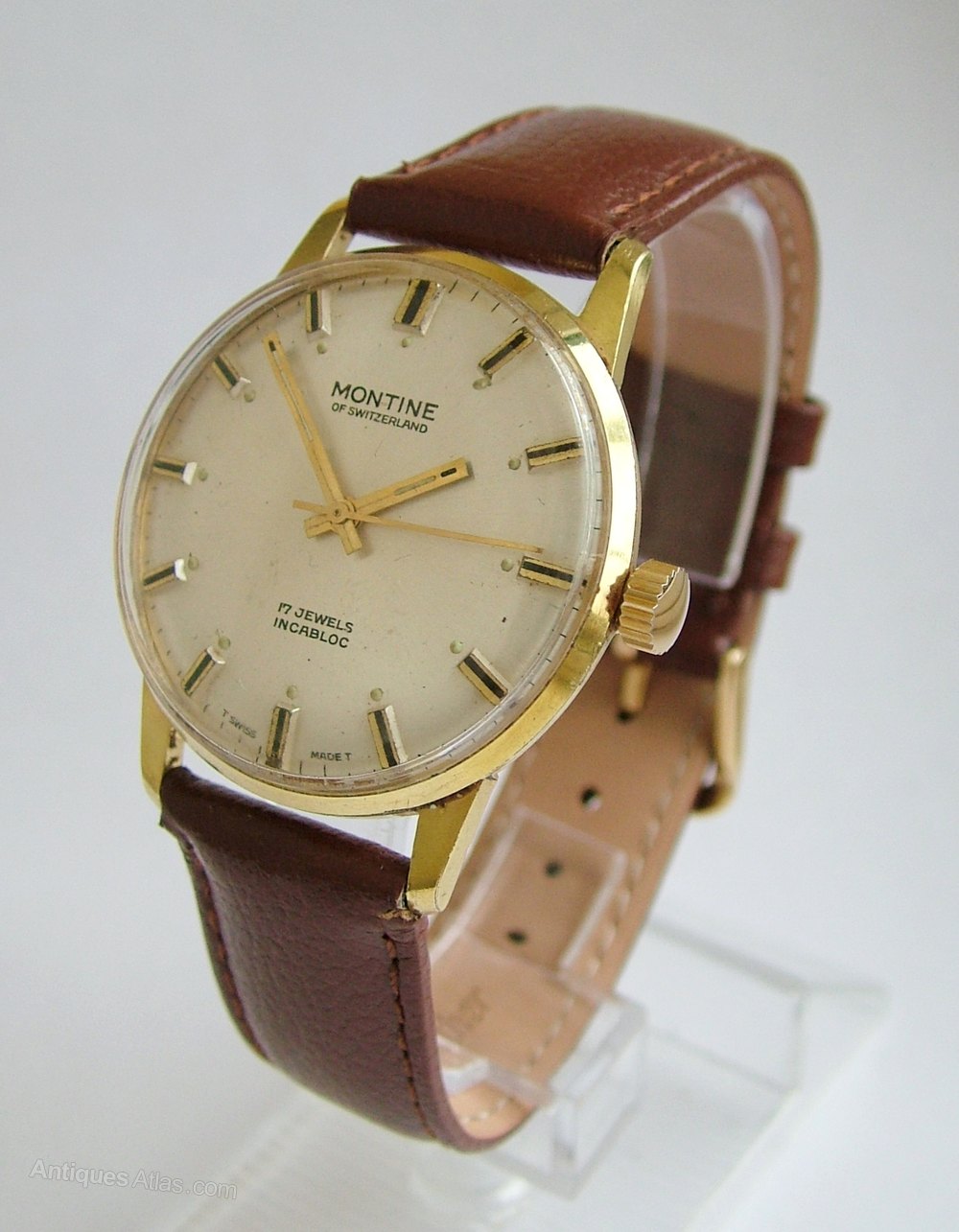 Antiques Atlas - A Gents 1960s Montine Wrist Watch