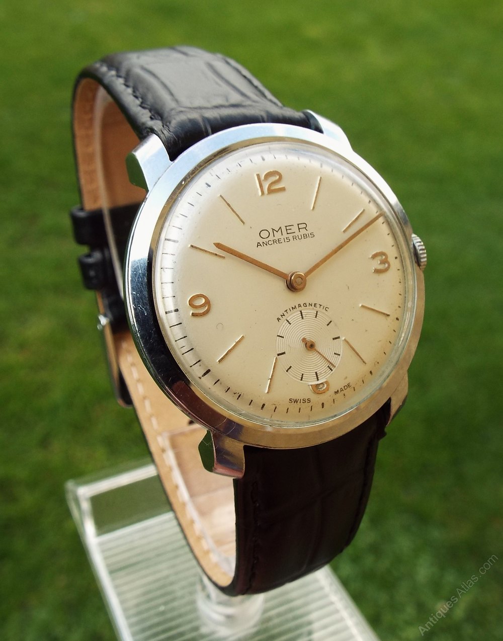 Antiques Atlas - A Gents 1960s Omer Wrist Watch as170a4054