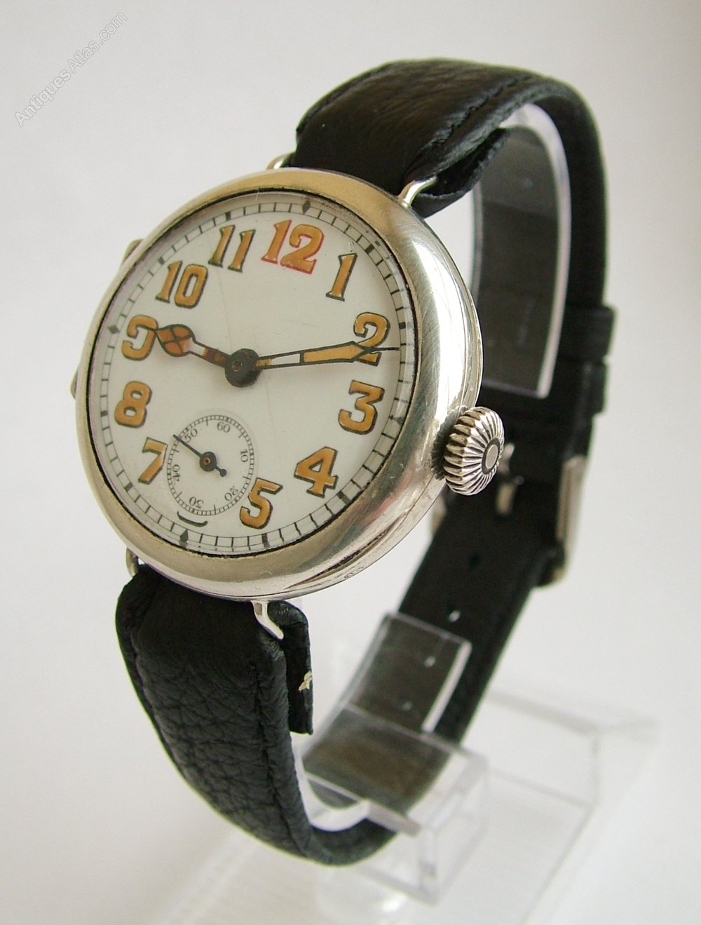 Antiques Atlas - A Gents WW1 Silver Marvin Trench Watch as170a3352