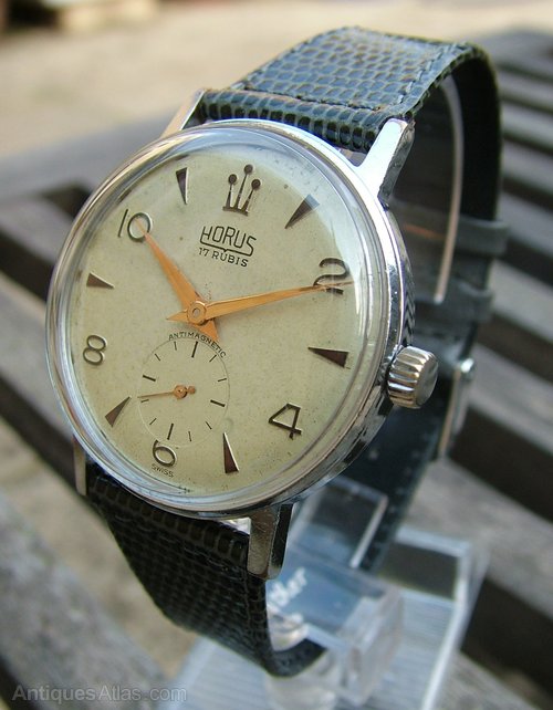 Antiques Atlas - A Good Sized Gent’s 1950s Horus Wrist Watch