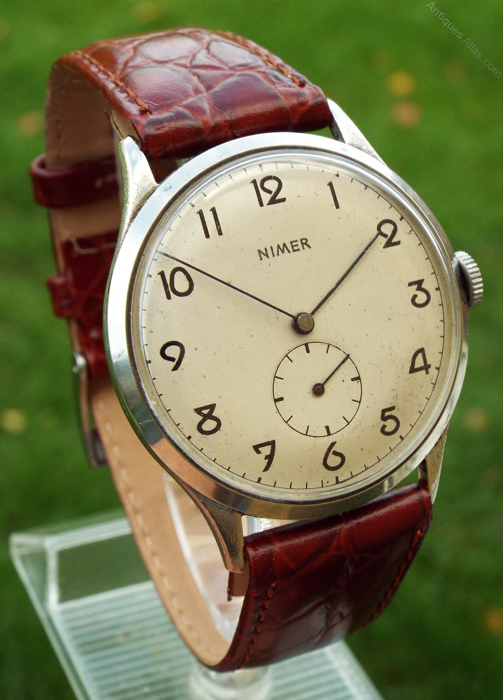 Antiques Atlas - A Good Sized Gents Nimer Wrist Watch, C1940s as170a4887