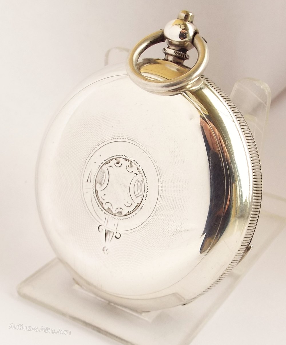 Antiques Atlas - A Vintage Silver Pocket Watch, Circa 1929.