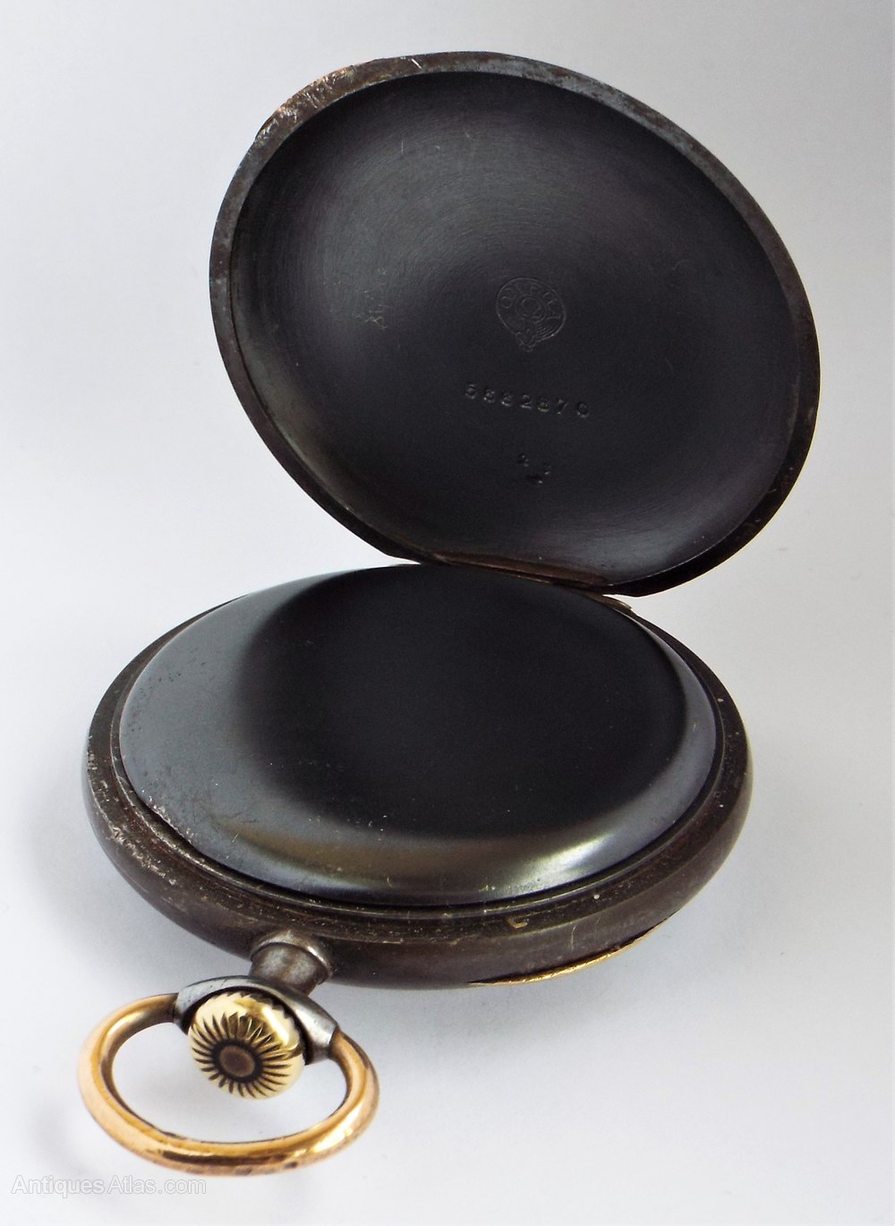 Antiques Atlas - An Antique Gun Metal Omega Pocket Watch 1914