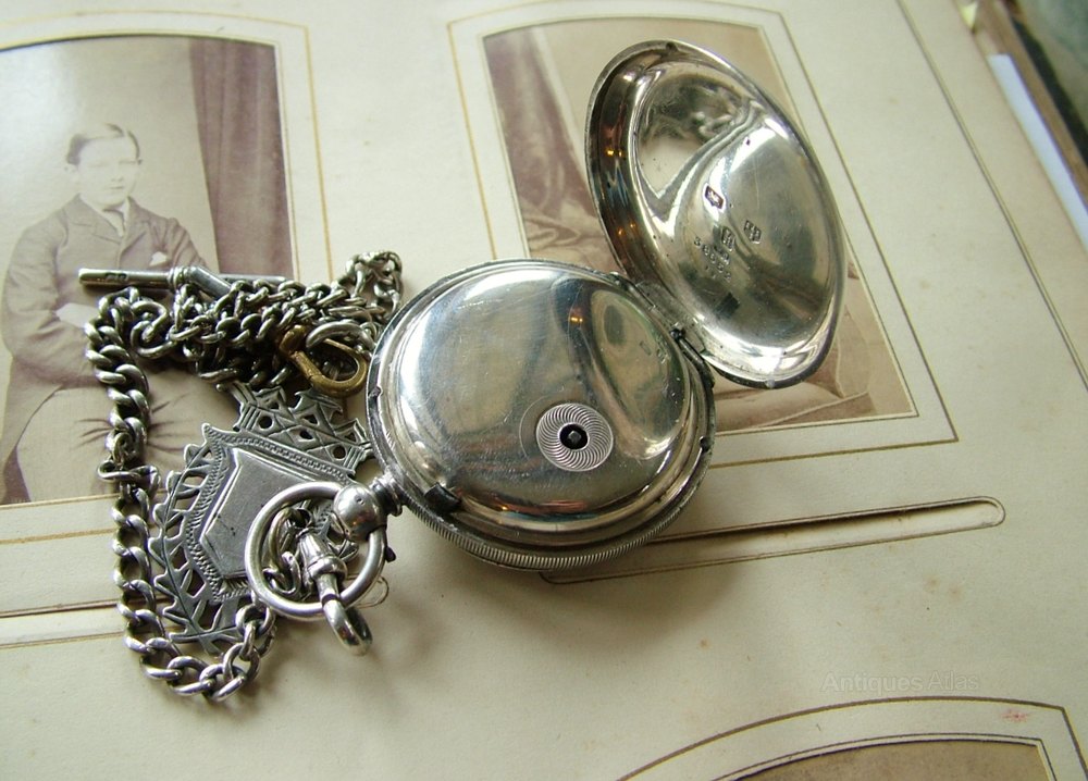 Antiques Atlas - An Antique Silver Fusee Pocket Watch And Chain