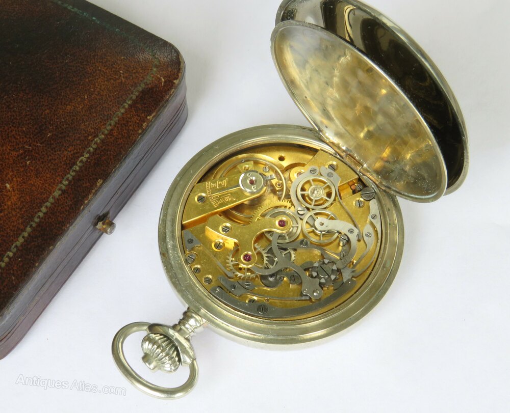 Antiques Atlas - Antique 1920s Leonidas Chronograph Pocket Watch ...