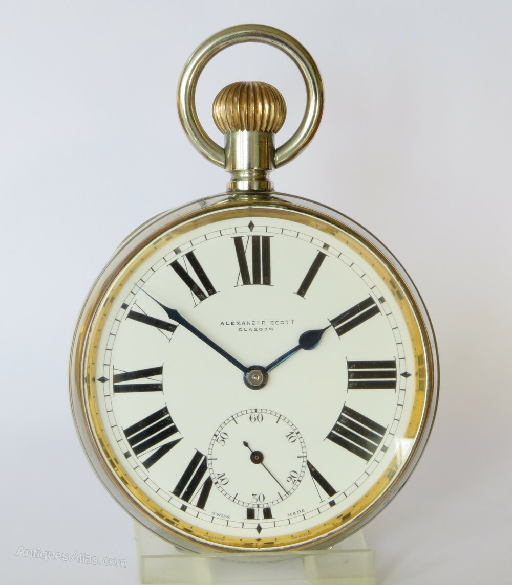 Antiques Atlas - Antique Doxa Goliath Pocket Watch, C1910s as170a13217