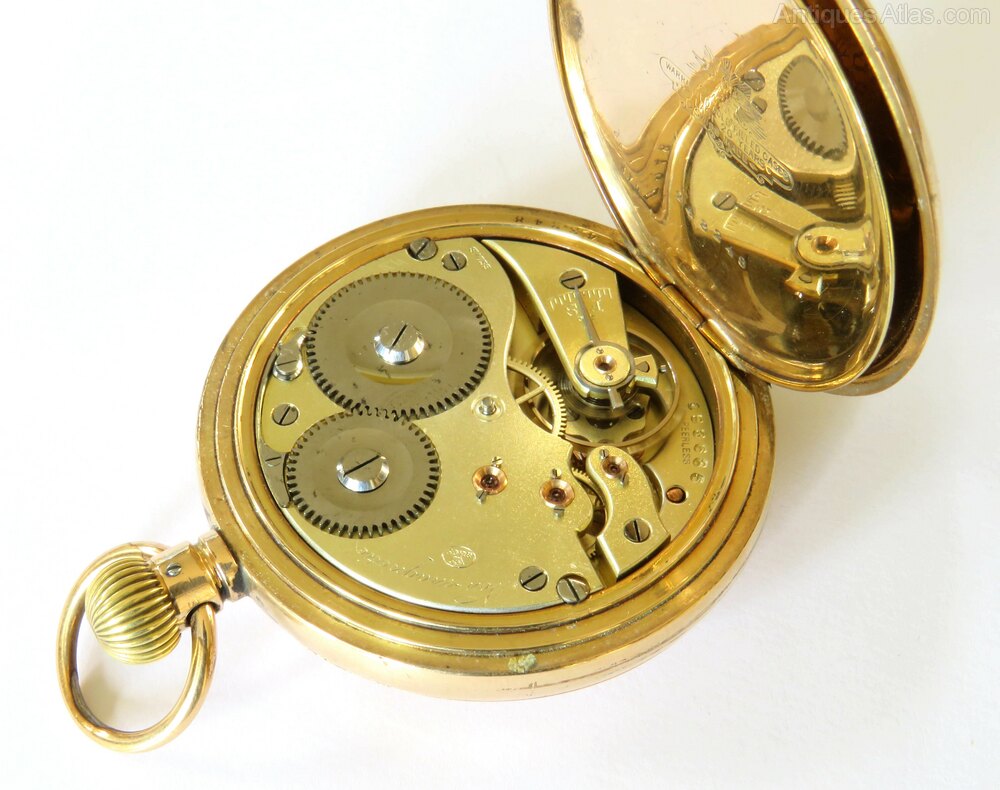 Antiques Atlas - Antique IWC Half Hunter Pocket Watch, C1900 as170a13880