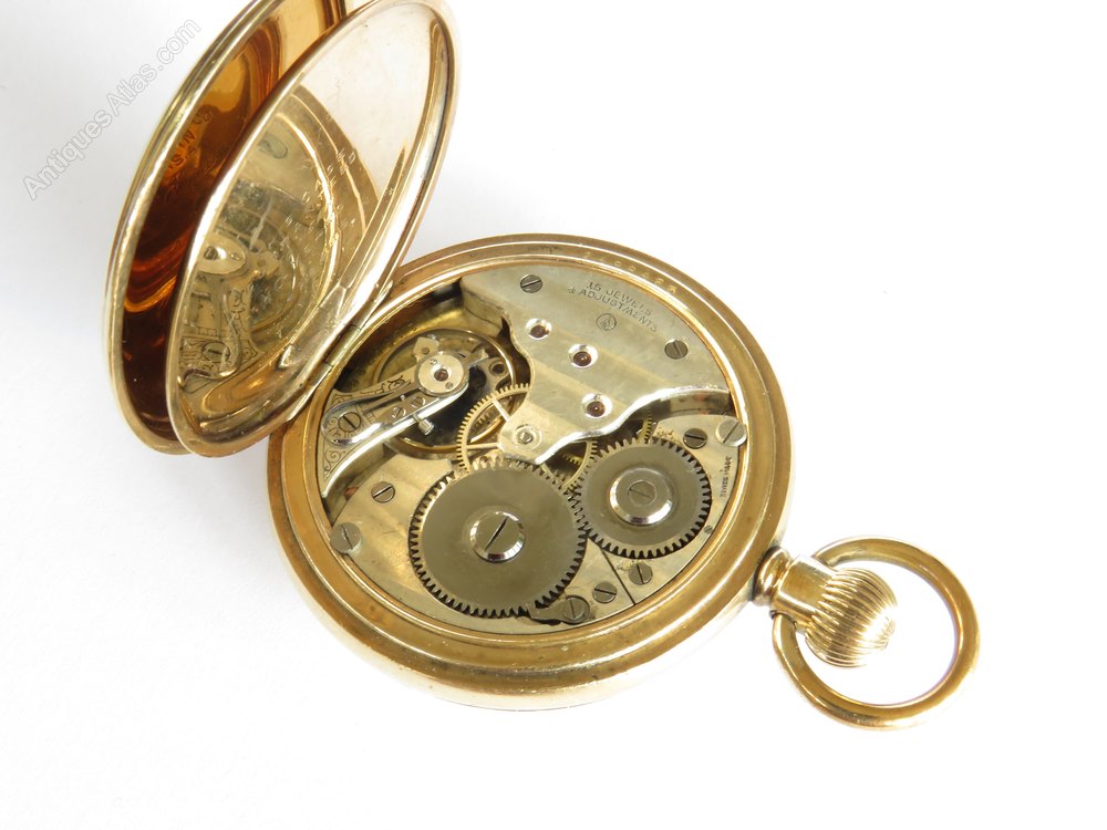 Antiques Atlas - Antique Minerva Half Hunter Pocket Watch