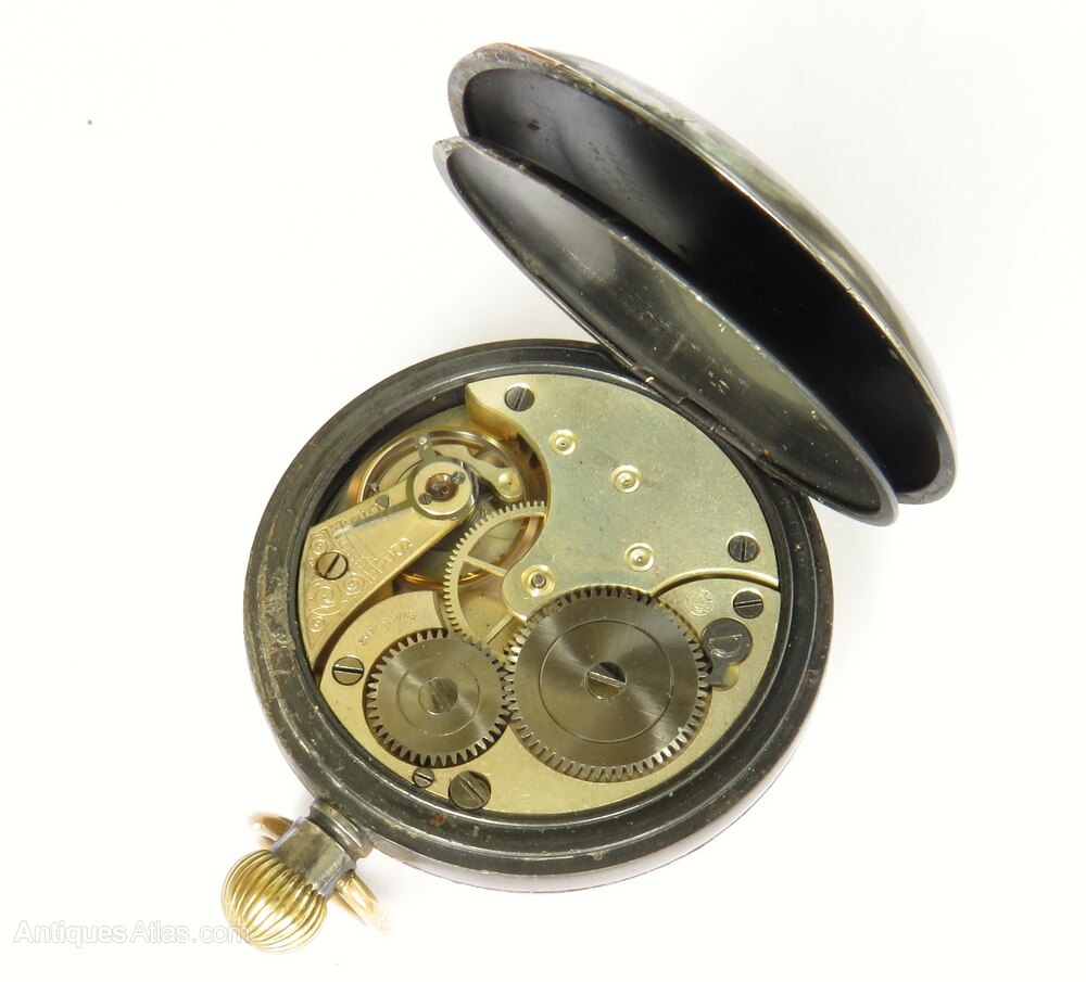 Antiques Atlas - Antique Omega Gun Metal Pocket Watch, Limerick as170a13742