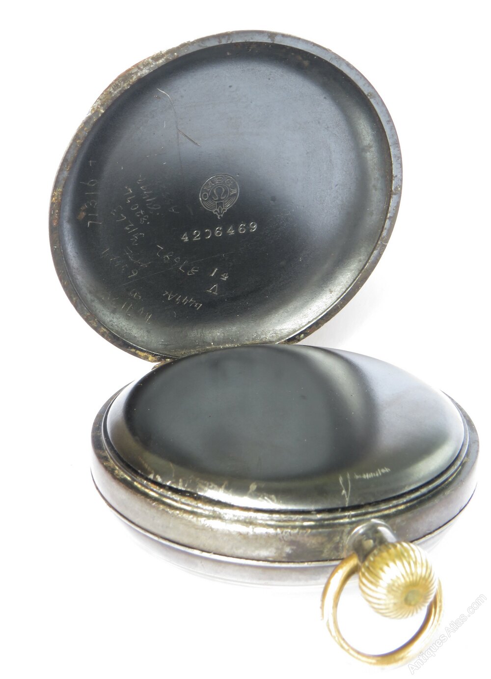 Antiques Atlas - Antique Omega Gun Metal Pocket Watch, Limerick as170a13742