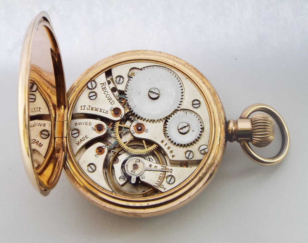 Antiques Atlas - Antique Record Dreadnought Pocket Watch.