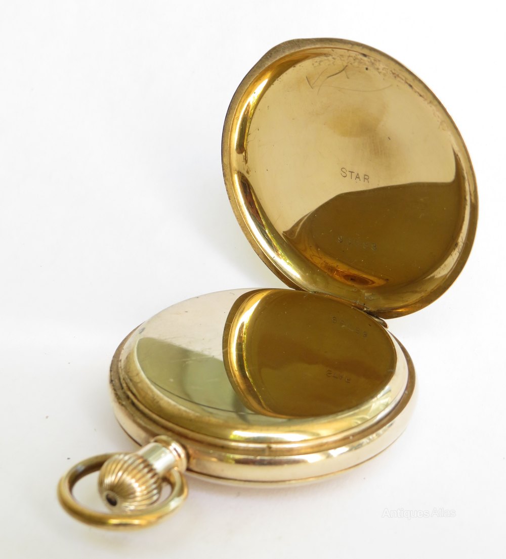 Antiques Atlas - Antique Rode Watch Co Half Hunter Pocket Watch as170a8164