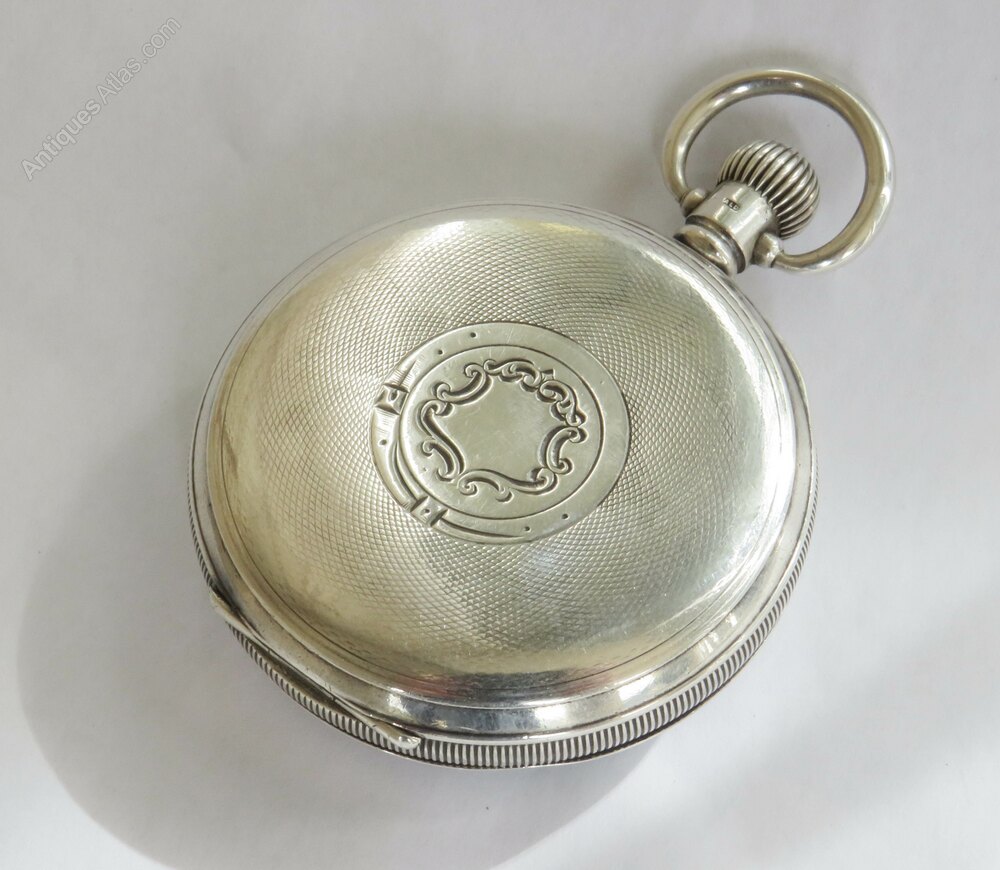 Antiques Atlas - Antique Selezi Silver Pocket Watch, Devonport,1912 ...