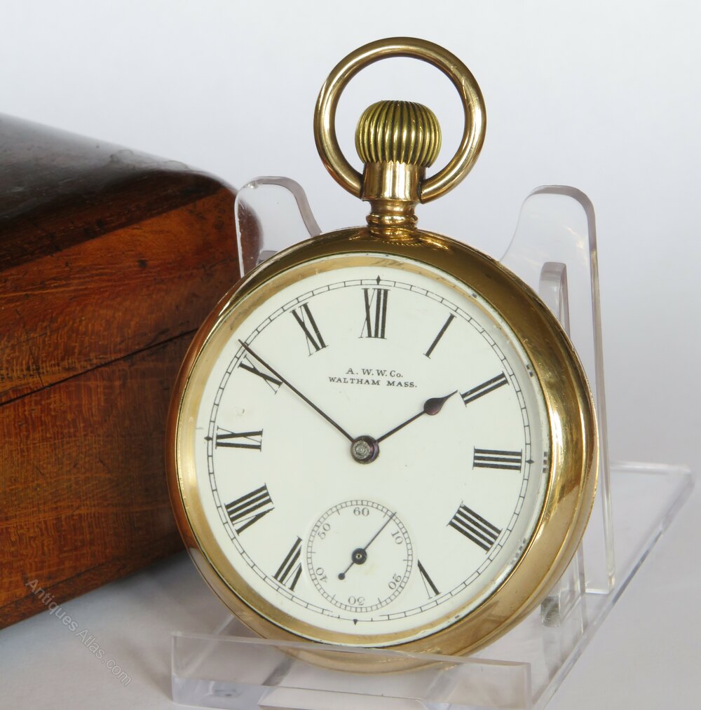 Antiques Atlas - Antique Waltham Bond Street Pocket Watch, 1900 as170a14430