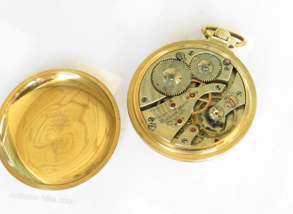 Antiques Atlas - Antique Waltham Riverside Pocket Watch, 1902 as170a12884