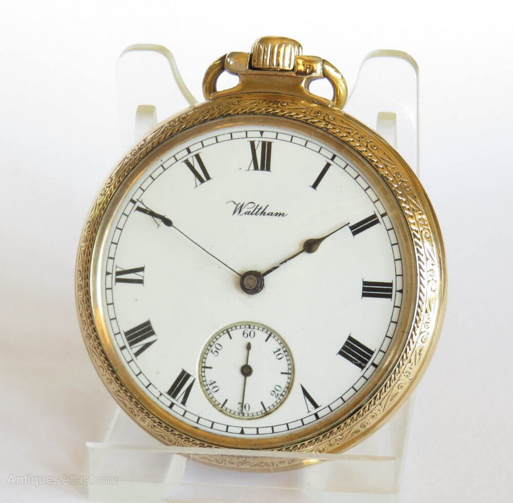 Antiques Atlas - Antique Waltham Riverside Pocket Watch, 1902 as170a12884
