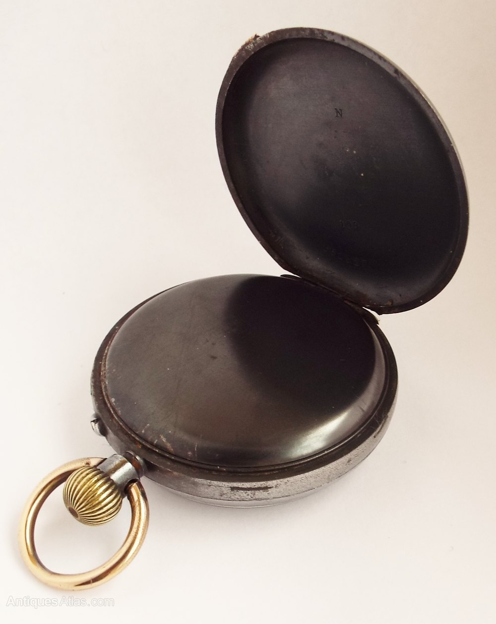 Antiques Atlas - Antique Gun Metal Cyrus GT Pocket Watch. as170a5239