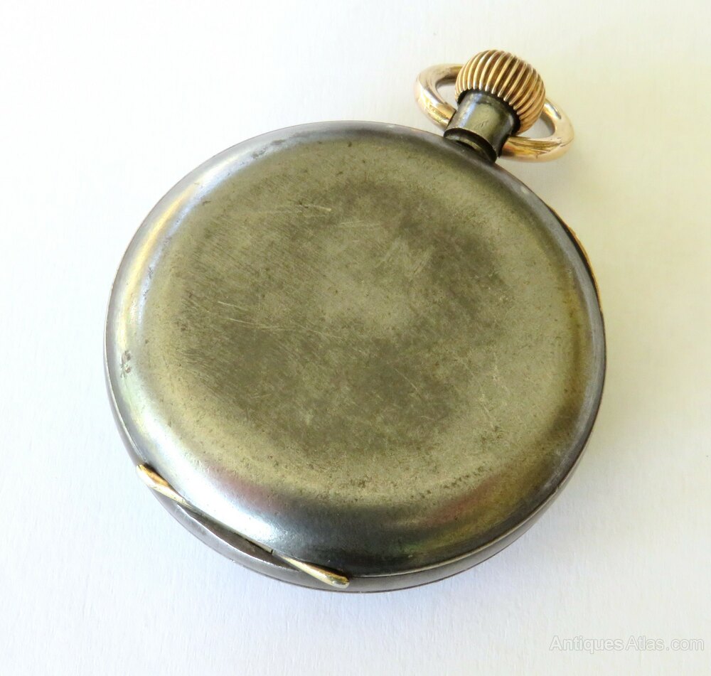 Antiques Atlas - Antique Gun Metal Omega Pocket Watch, C1900 as170a14454