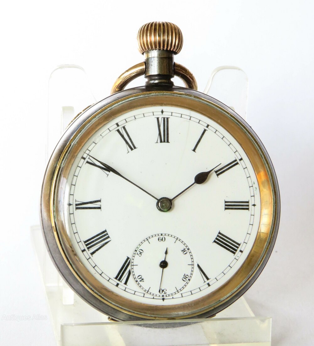 Antiques Atlas - Antique Gun Metal Omega Pocket Watch, C1900 as170a14454