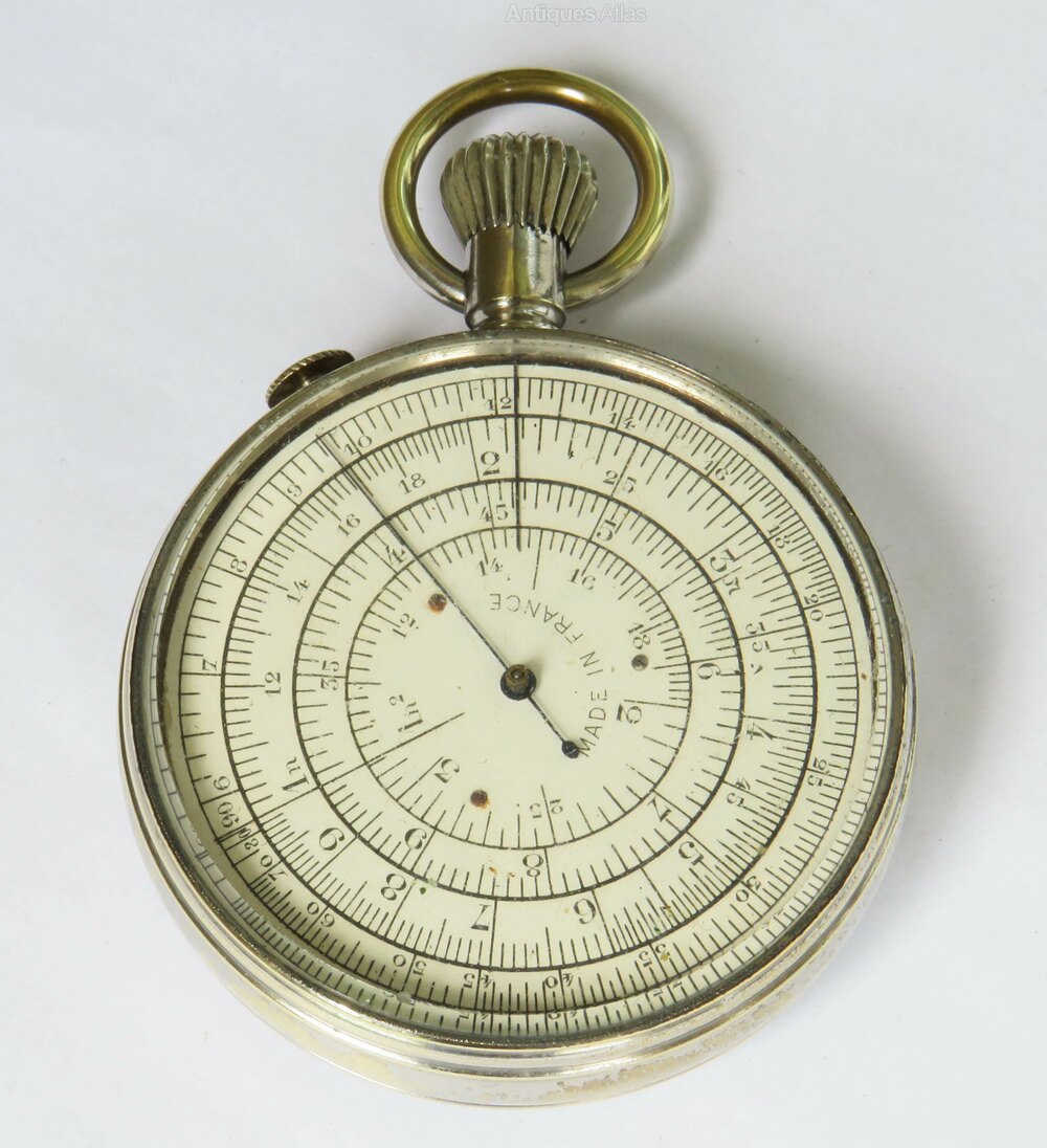 Antiques Atlas - Antique Pocket Watch Type Slide Rule / Calculator ...