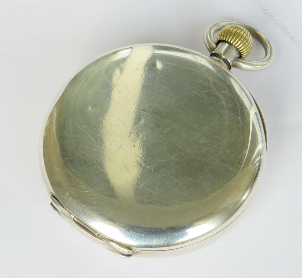 Antiques Atlas - Antique Silver Cyma Pocket Watch, 1917 as170a13446