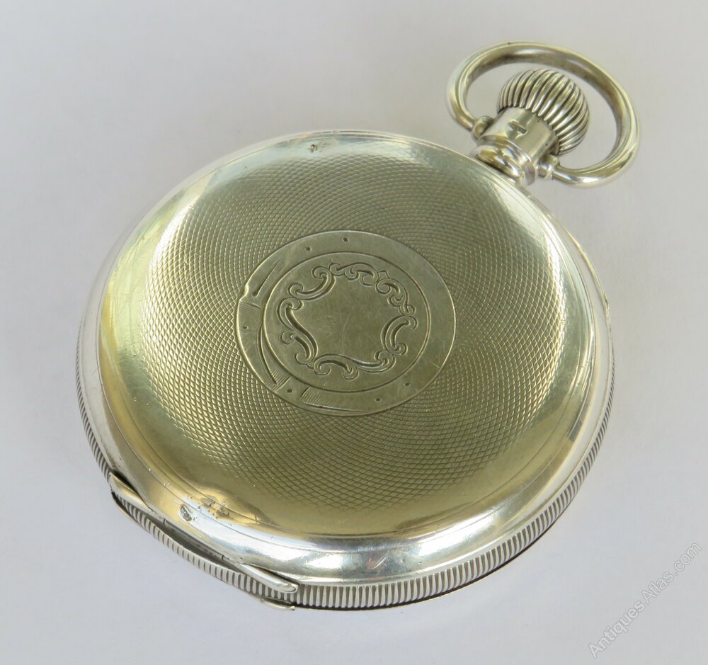 Antiques Atlas - Antique Silver Elgin Pocket Watch, 1912 as170a13421
