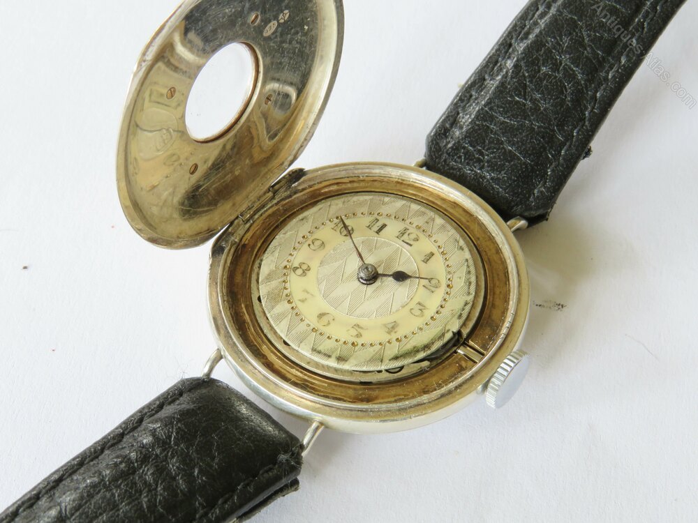 Antiques Atlas - Antique Silver Herald Wrist Watch By Vertex as170a12932