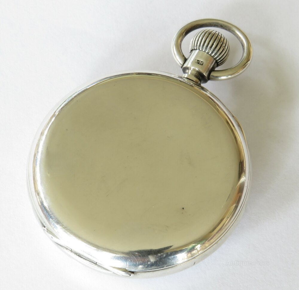 Antiques Atlas - Antique Silver James Wadsworth Pocket Watch as170a13321