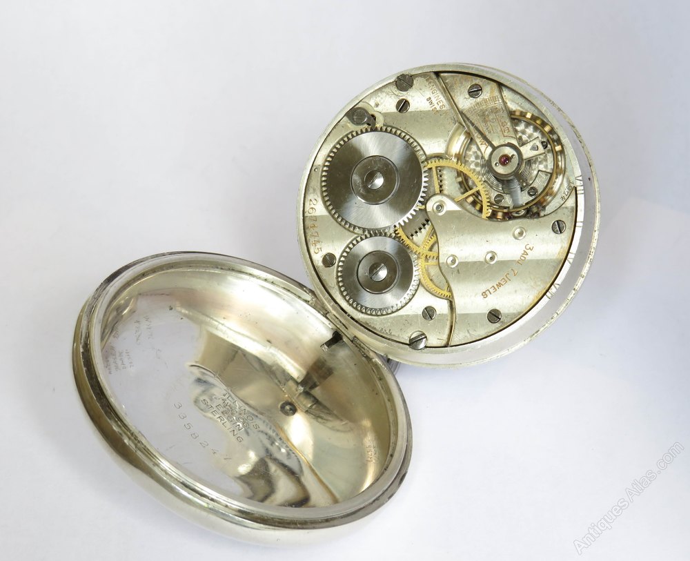Antiques Atlas - Antique Silver Longines Pocket Watch as170a11564