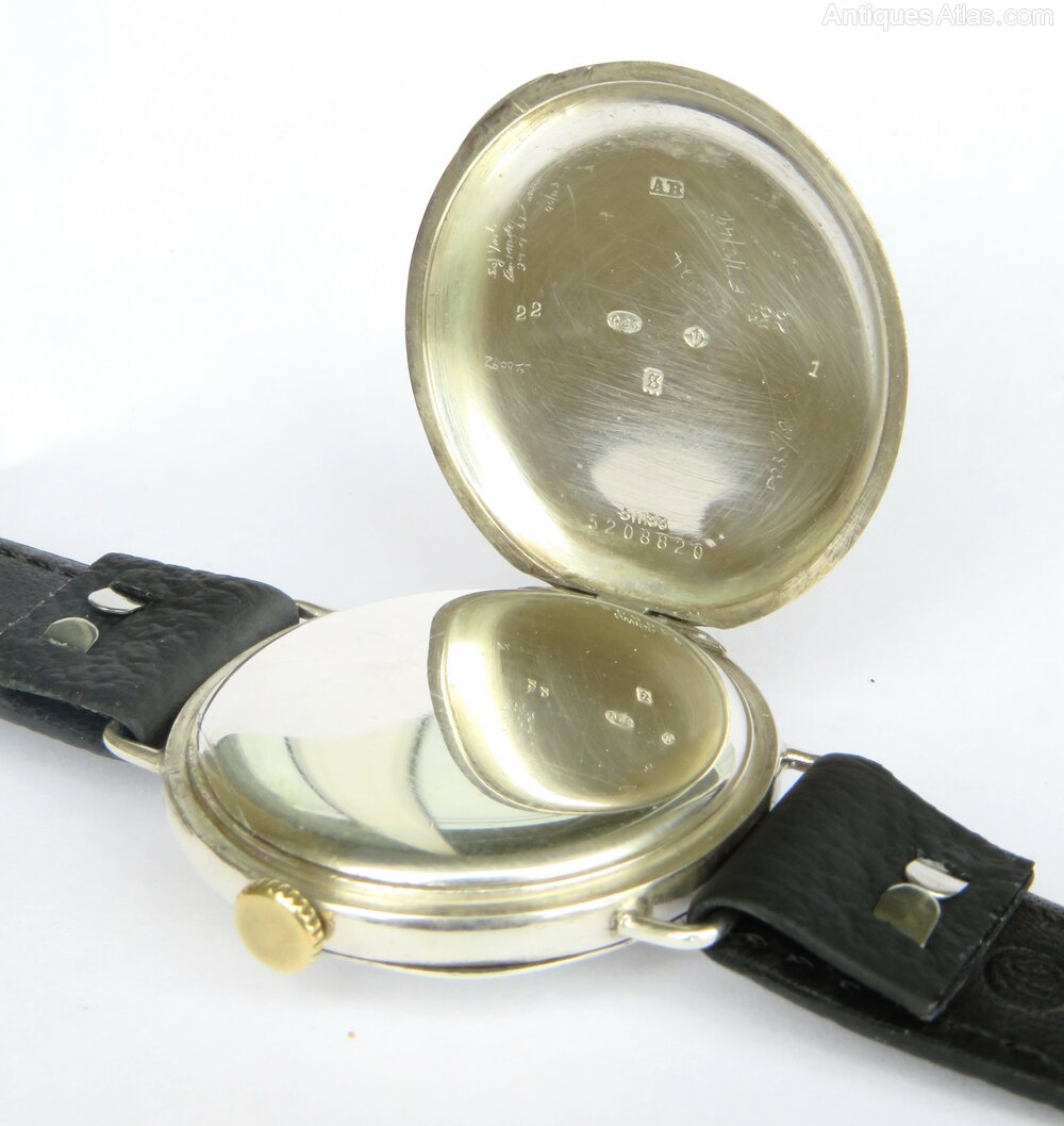 Antiques Atlas - Antique Silver Longines Wrist Watch, 1933 as170a14127