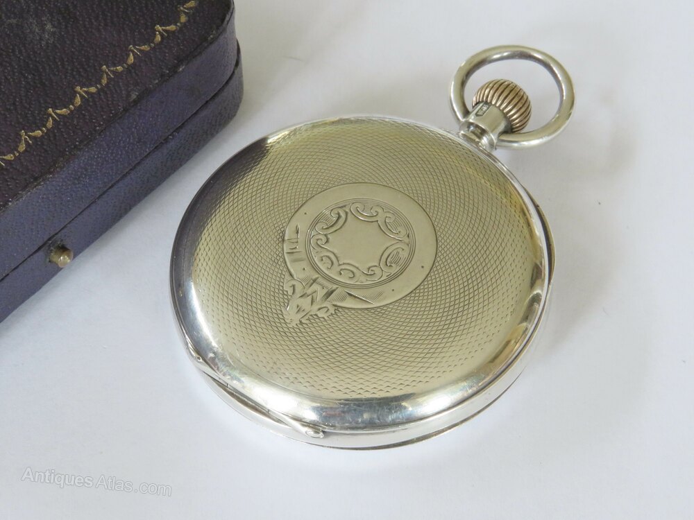 Antiques Atlas - Antique Silver Minerva Pocket Watch, 1905 as170a12770