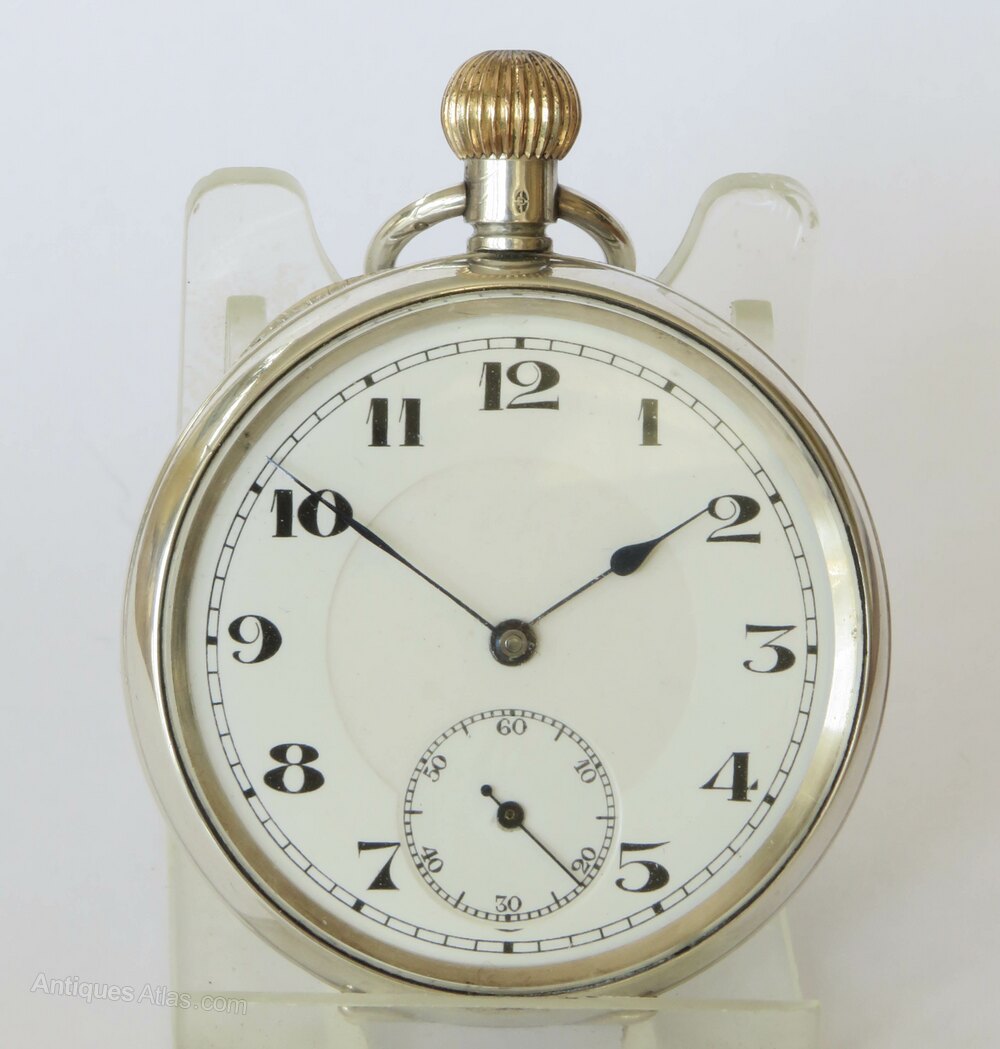 Antiques Atlas - Antique Silver Nimra Pocket Watch, 1919 as170a14082