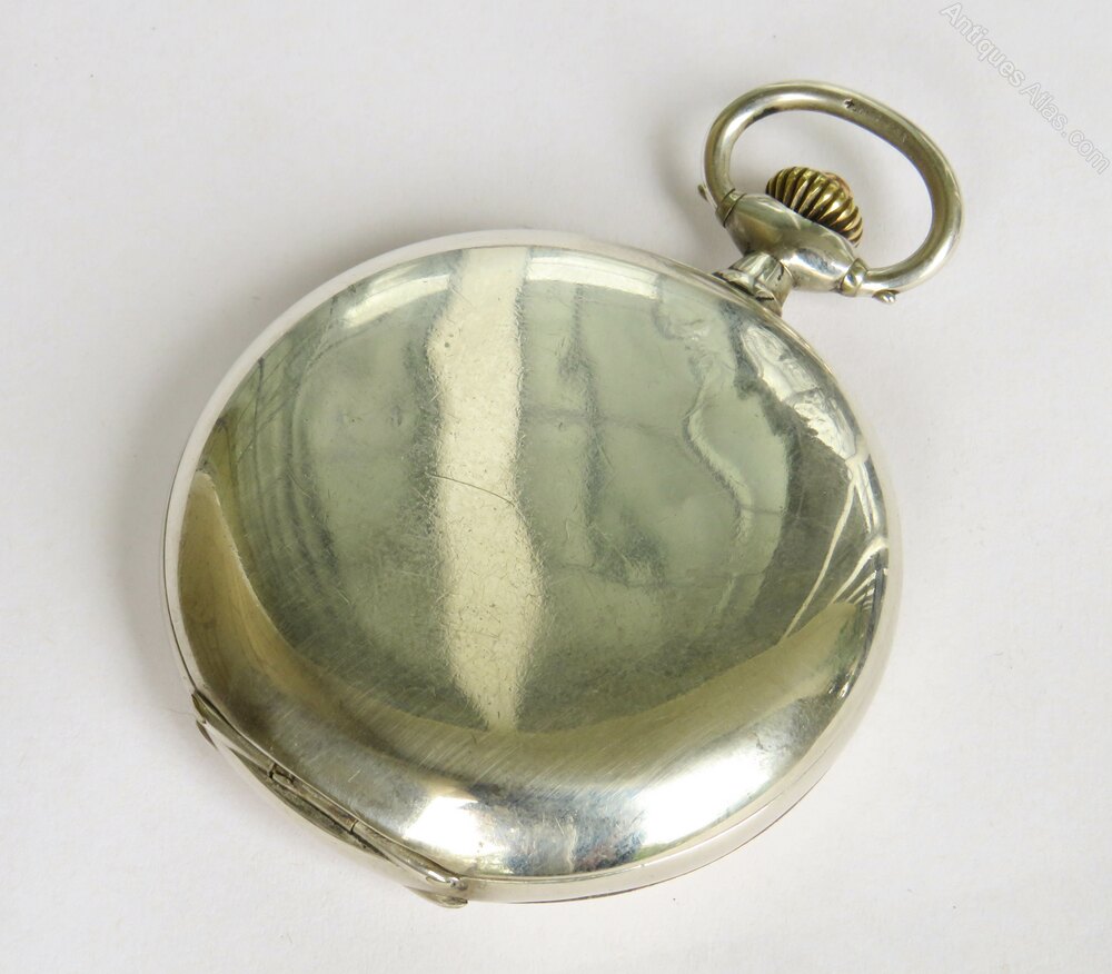 Antiques Atlas - Antique Silver Omega Full Hunter Pocket Watch, 1925 ...