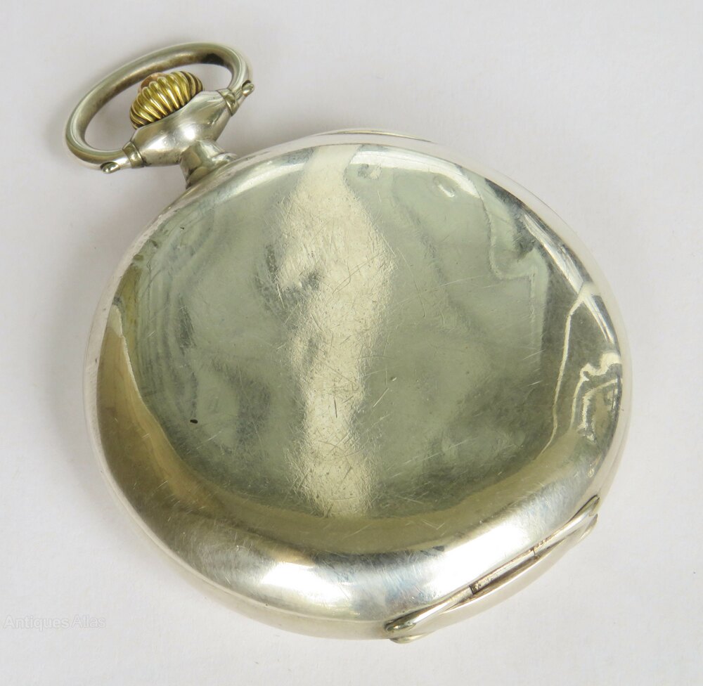 Antiques Atlas - Antique Silver Omega Full Hunter Pocket Watch, 1925 ...