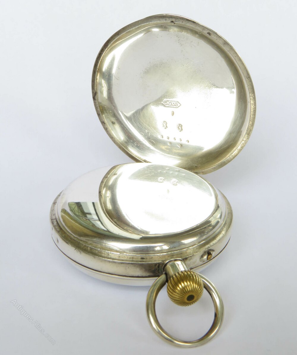 Antiques Atlas - Antique Silver Phoenix Indestructible Pocket Watch ...