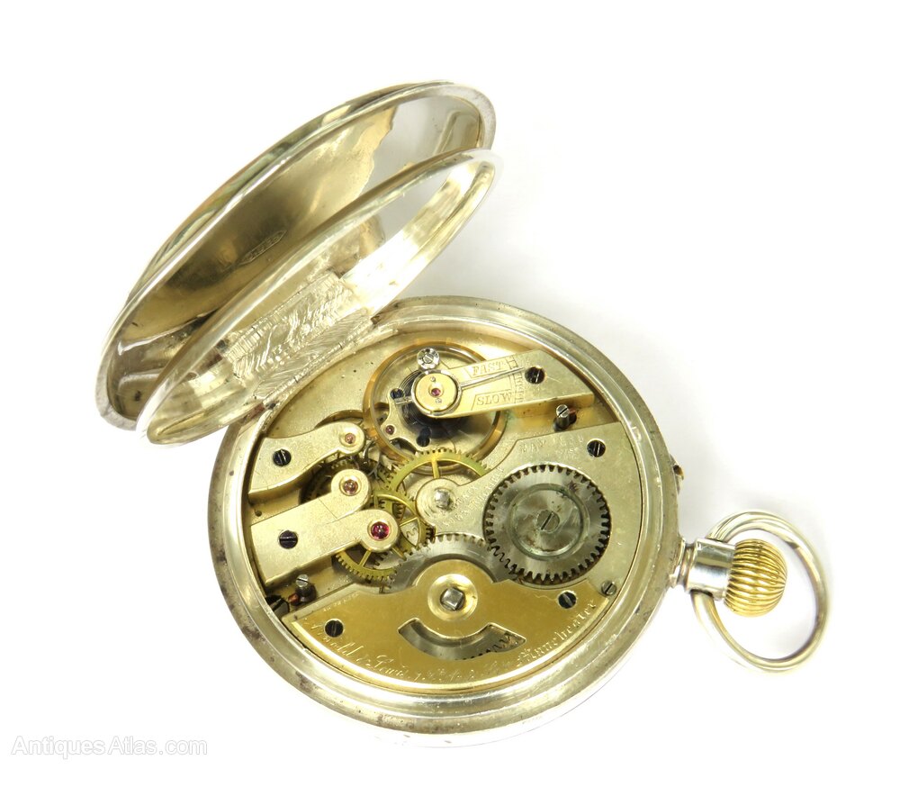 Antiques Atlas - Antique Silver Phoenix Indestructible Pocket Watch ...