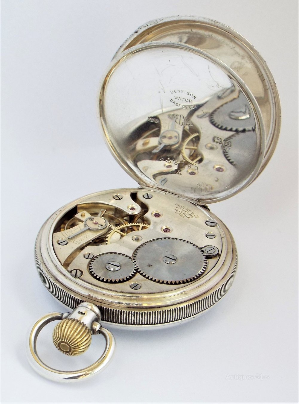 Antiques Atlas - Antique Silver Record Pocket Watch, 1928.