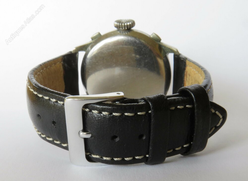 Antiques Atlas - Gents 1920s/30s Hahn Landeron Pilots Chrono Watch ...
